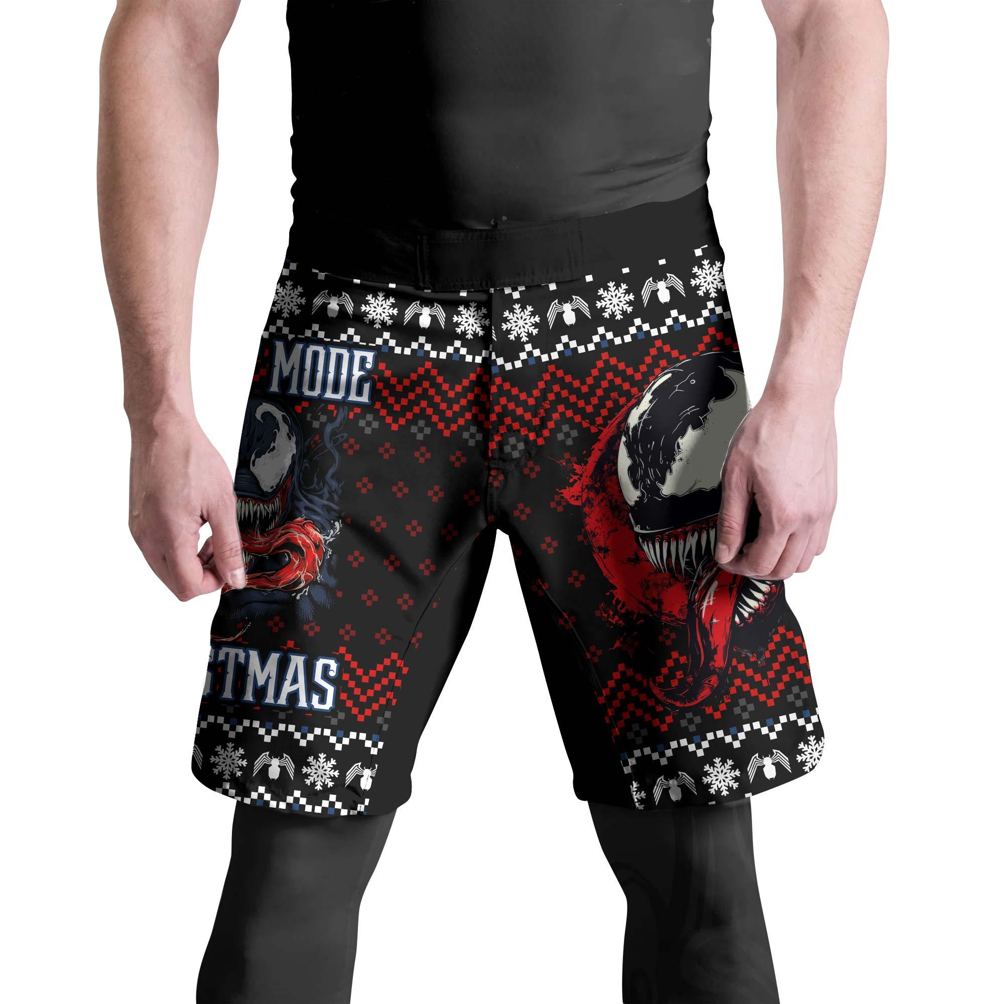 Venom Christmas Beast Mode Fight Shorts | Venom No-Gi Shorts