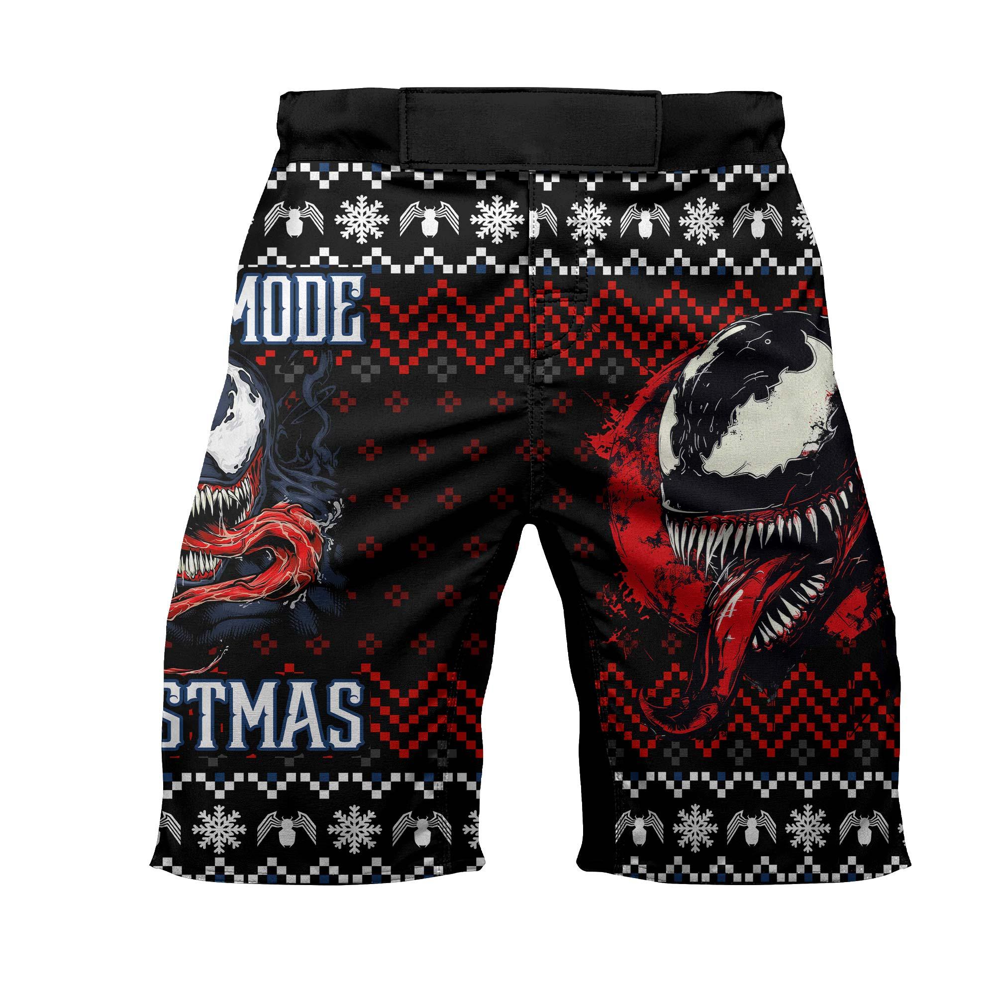 Venom Christmas Beast Mode Fight Shorts | Venom No-Gi Shorts