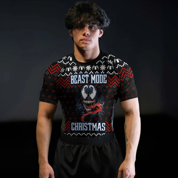 Venom Christmas Beast Mode Rash Guard | Venom Rash Guard