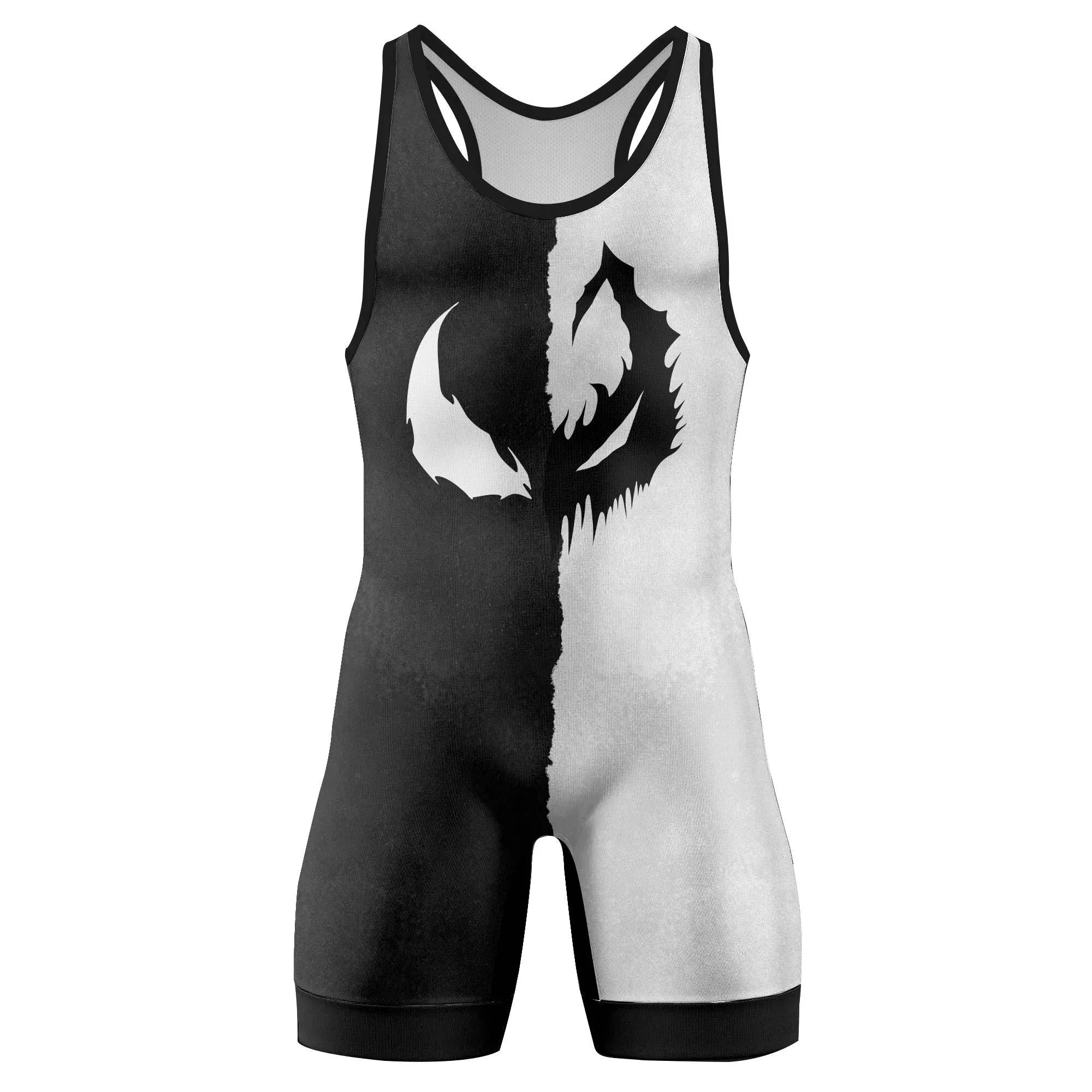 Venom Half Side Anti-Venom Wrestling Singlet
