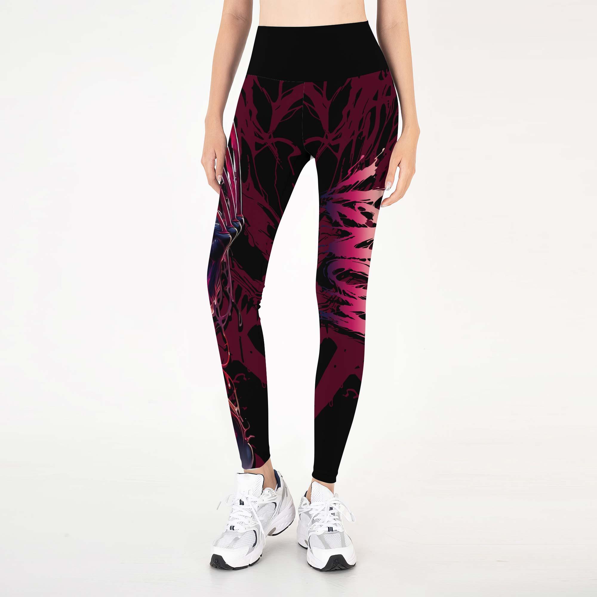 Venom The Anti-Hero Leggings | Venom Yoga Tights | Stirrup Pants