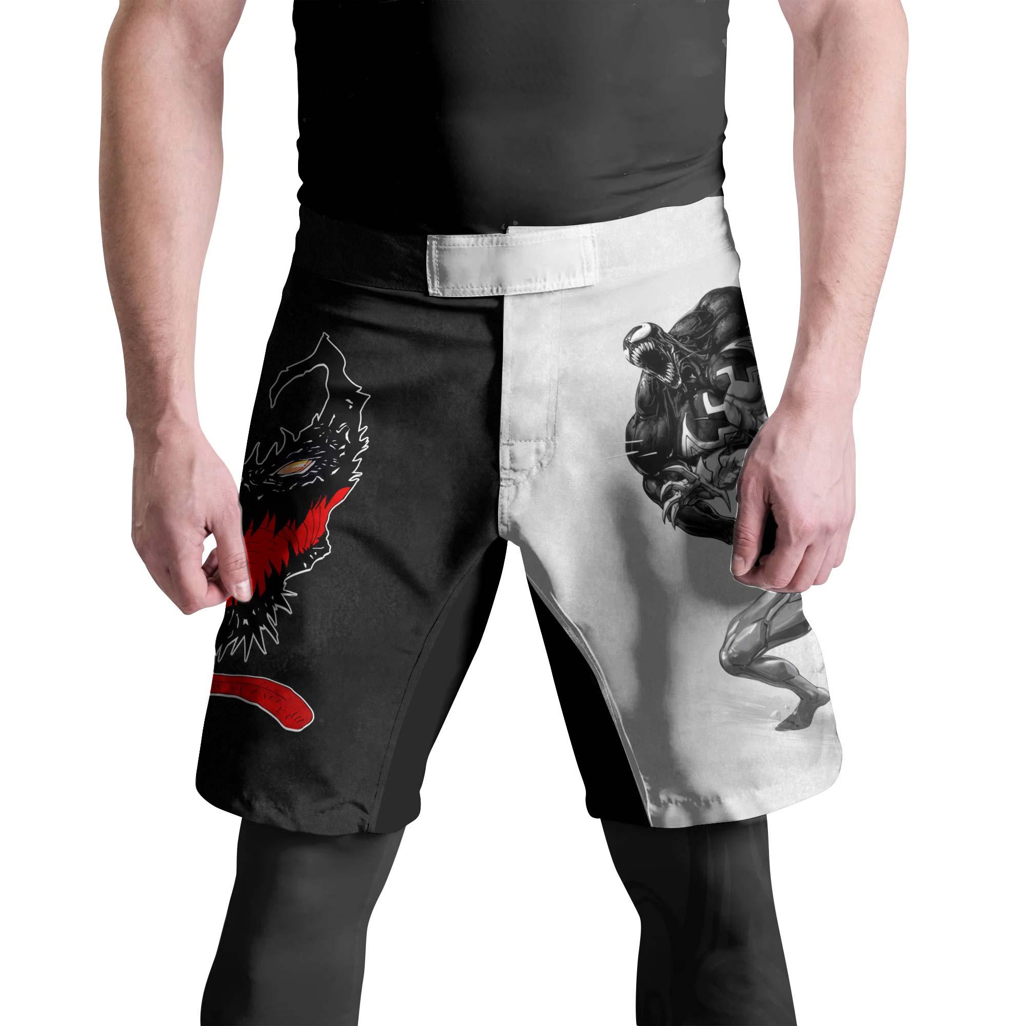 Venom Versus Anti-Venom Fight Shorts | High-Quality Training Gear