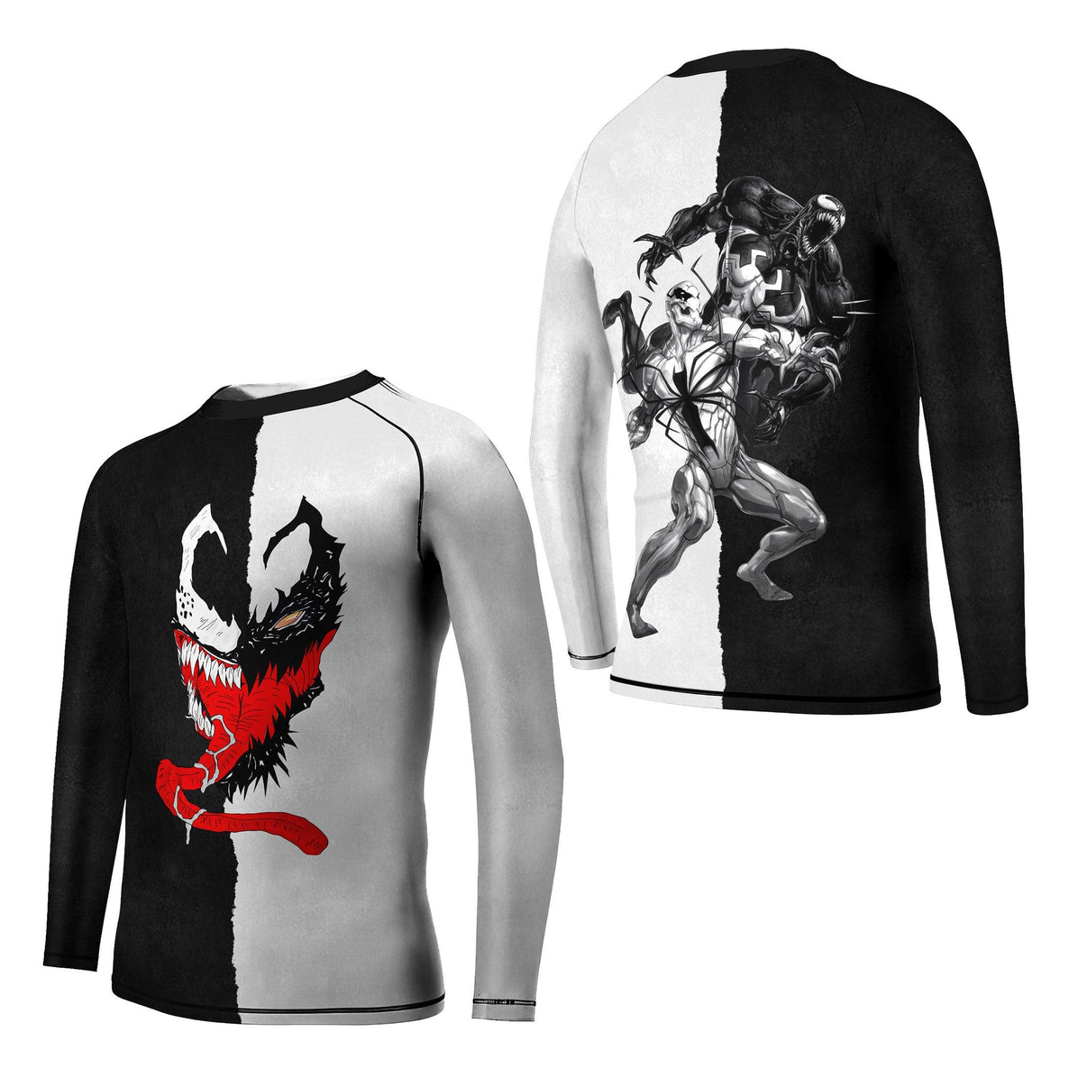 Venom Versus Anti-Venom Kids Rash Guard | Athletic Wear