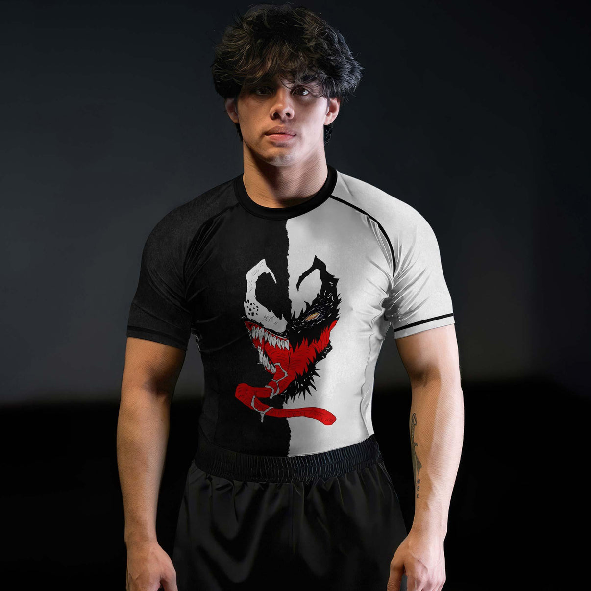 Venom Versus Anti-Venom Rash Guard | Athletic Wear