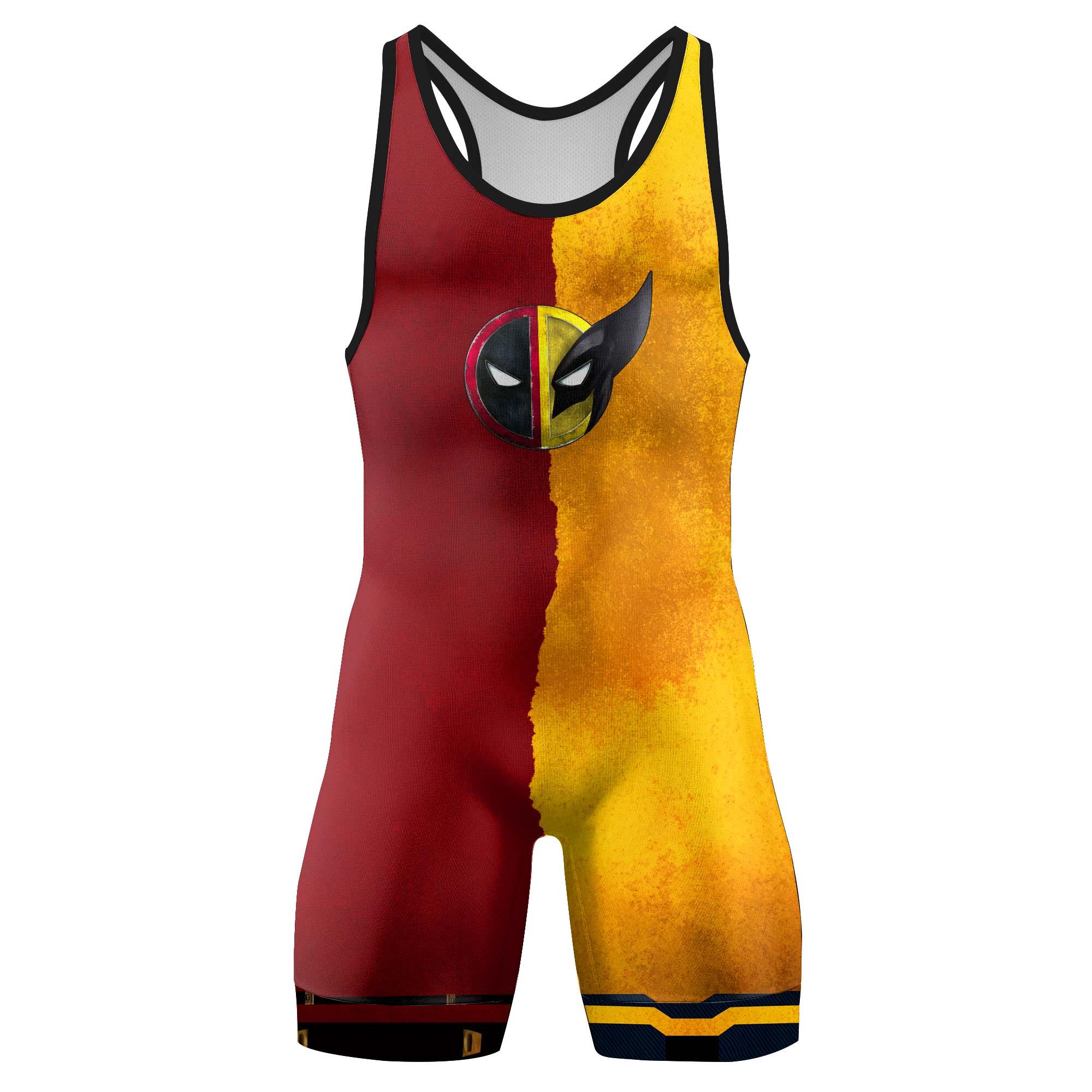 Wolverine Versus Freddy Krueger Wrestling Singlet