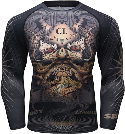 Golden Dragon Long Sleeve Rash Guard | Dragon Surfing Rashguard